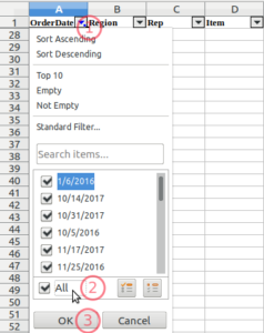 How to Delete Empty Rows in LibreOffice Calc Sheet
