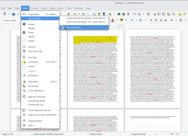 How To Apply Different Orientation In Specific Writer Page ...