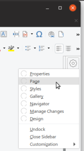 How to Change Page Setup Landscape or Portrait in LibreOffice Writer