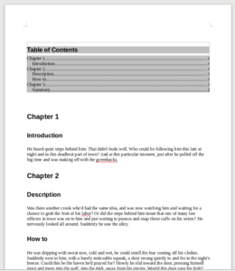 How to Add Table of Contents in LibreOffice Writer - libreofficehelp.com