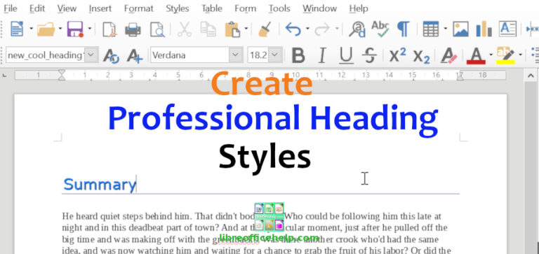 custom heading style Archives - libreofficehelp.com