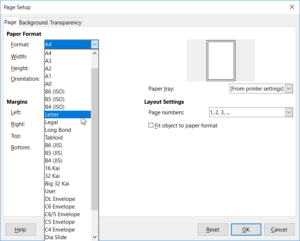 How to Change Page Size in LibreOffice Draw
