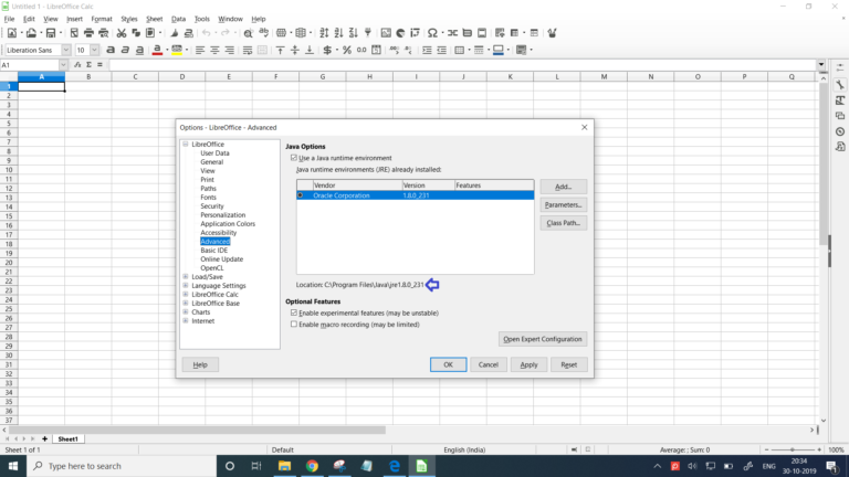 How To Fix Libreoffice Requires Java Runtime Environment Error