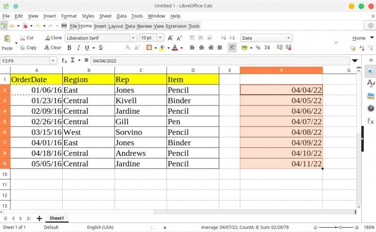 How to Paste Only Format and Values in LibreOffice Calc & Writer