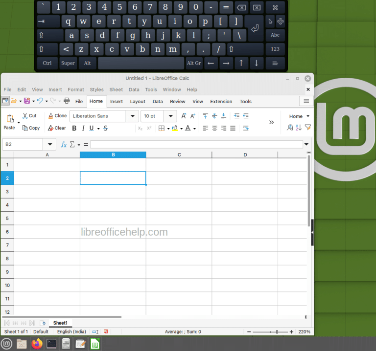How to Enter Current Date and Time in LibreOffice Calc