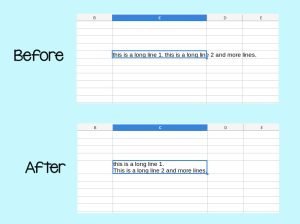 Line Breaks Within Cell in LibreOffice and OpenOffice Calc