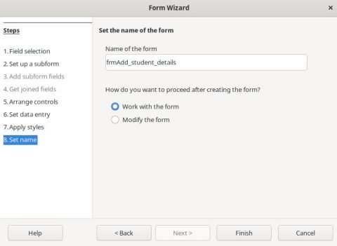 School Result Management System in LibreOffice Base [Projects]