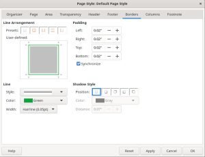 How to Add Borders in LibreOffice and OpenOffice Writer