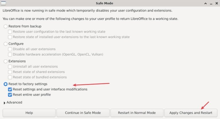 How to Factory Reset LibreOffice [Complete Guide] [Complete Guide]