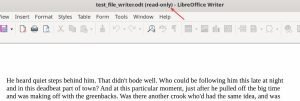 How to Make Read-Only Documents in LibreOffice & OpenOffice