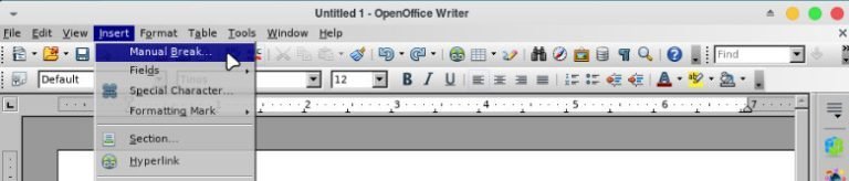 How to Add or Delete Page Breaks in LibreOffice Writer