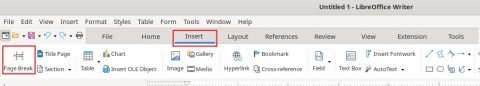 How to Add or Delete Page Breaks in LibreOffice Writer