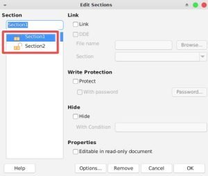 Add and Customize Section Breaks in LibreOffice Writer